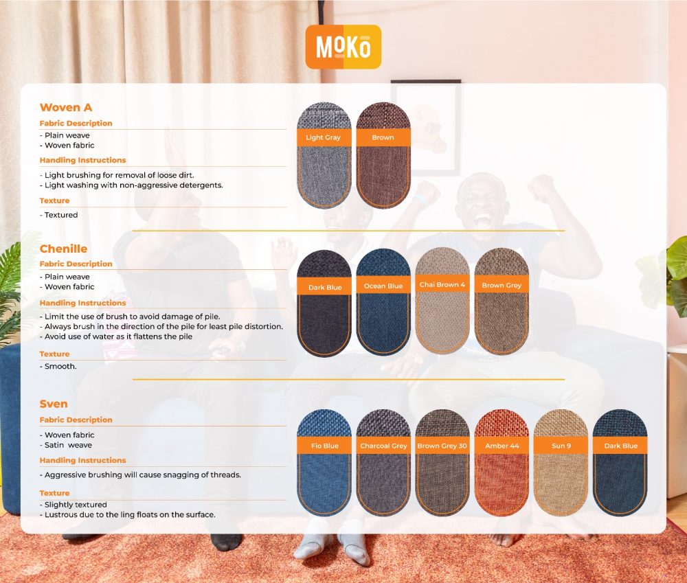 Jiji 6-Seater Sofa + Footstool - MoKo Home+Living