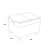 Multifunctional footstool with storage - MoKo Home+Living
