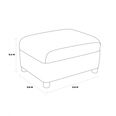 Ottoman with storage - MoKo Home+Living